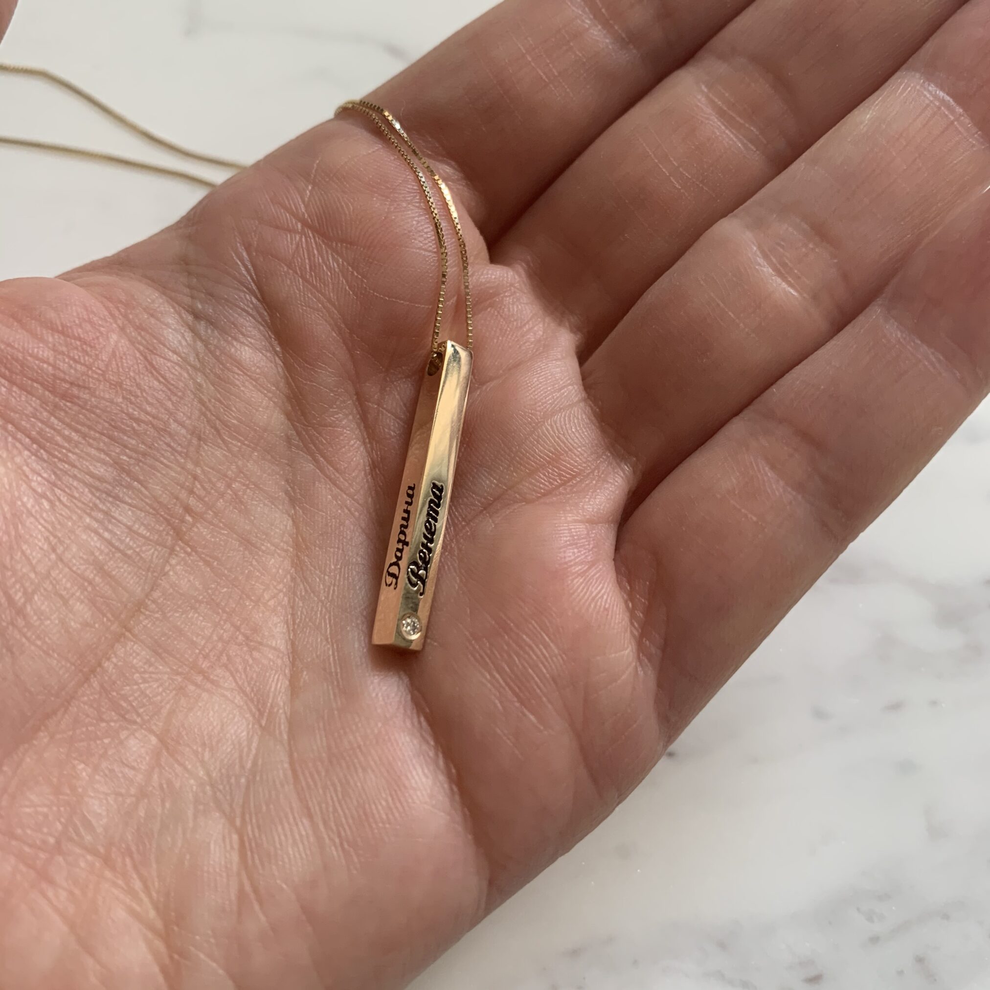 Pendant with names - Efirgems