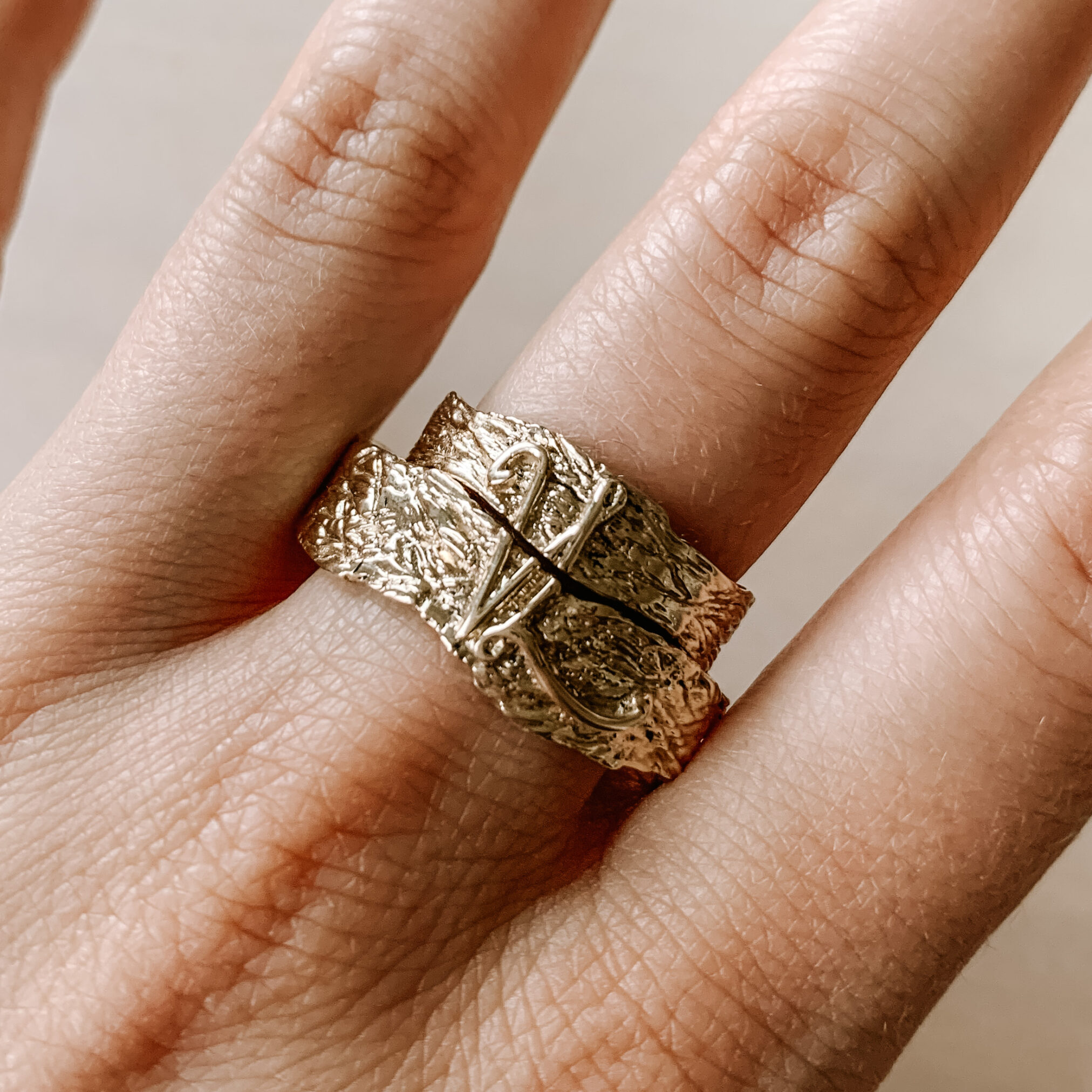 Wedding bands with initials - Efirgems